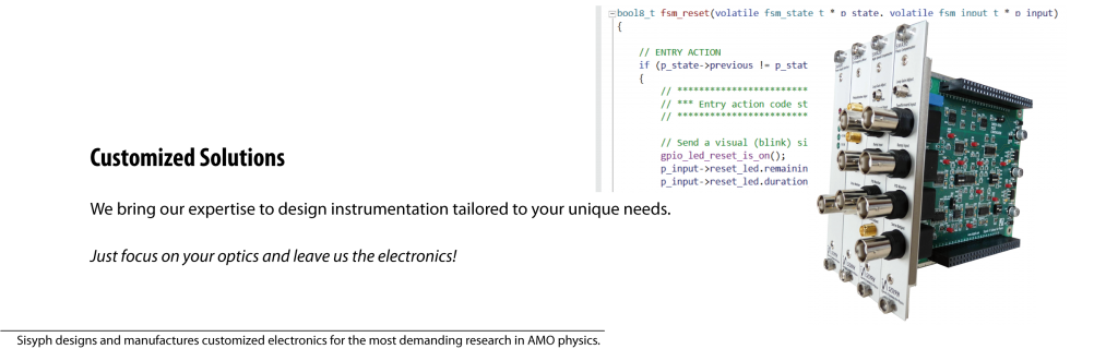 Precision Laser Control Electronics